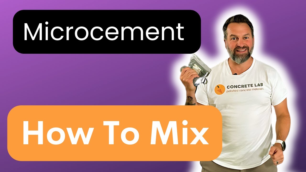 How To Mix The Microcement