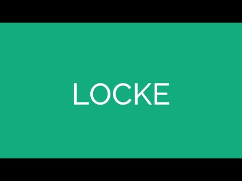 How To Pronounce Locke
