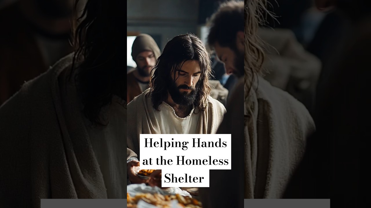 Helping Hands at the Homeless Shelter #biblequotes #bibleverse #jesuslovesyou #jesussaves