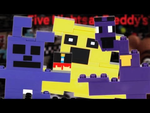 Five Nights at Freddys: 8-BIT GOLDEN FREDDY 8-BIT PURPLE GUY AND MORE EXCLUSIVE Toys!