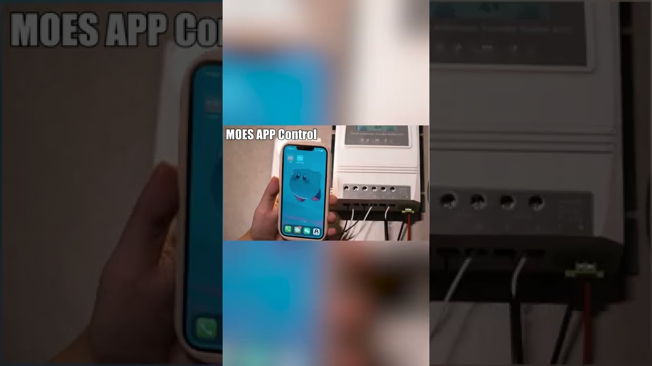 How to Use MOES Bluetooth Smart Automatic Transfer Switch for Auto Power Supply