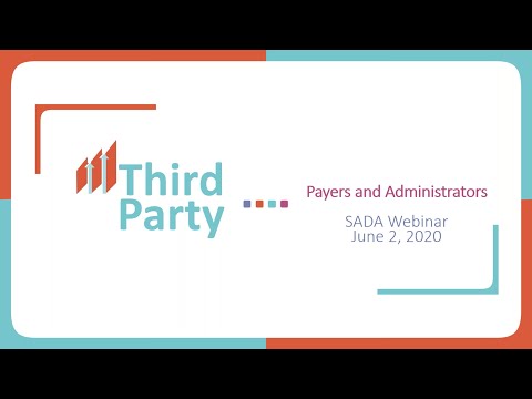 3rd Party Payers and 3rd Party Administrators