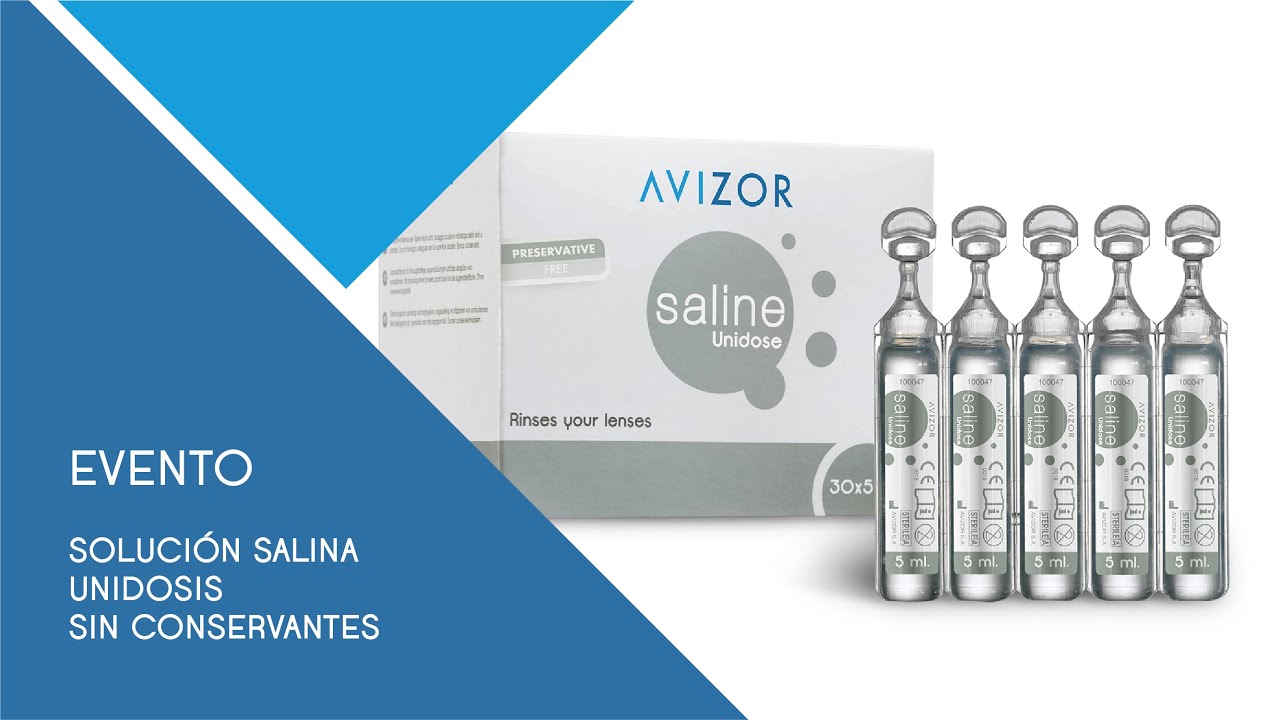 Lanzamiento de Solución Salina AVIZOR sin conservantes , para MEXICO