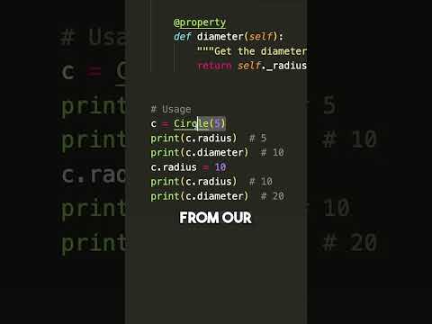 Property decorator in Python