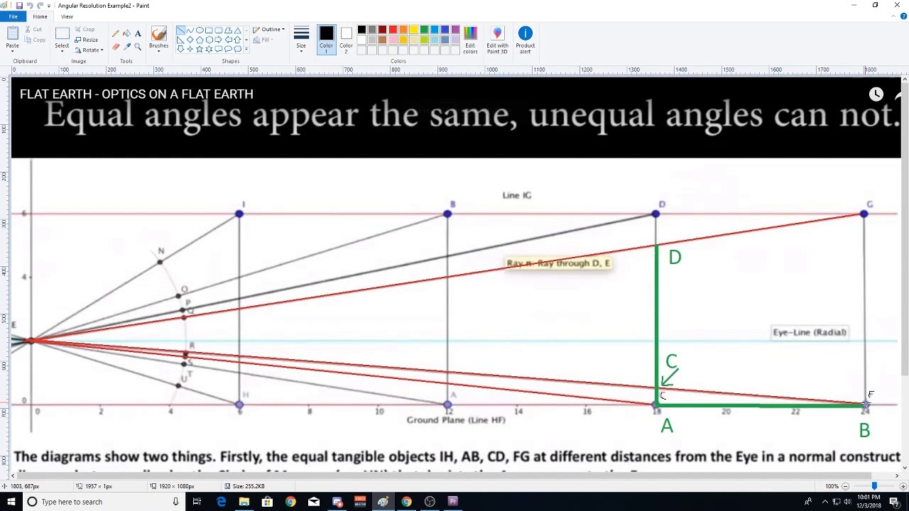 Flat Earth Angular Resolution Explained and Debunked