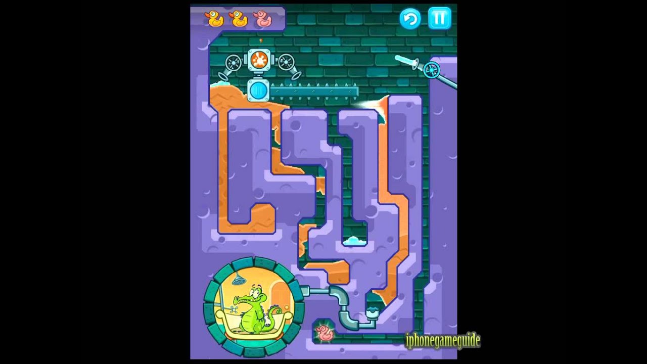 Where's My Water? FREE Level 3-4 Fill Columns Swampy's Picks Walkthrough