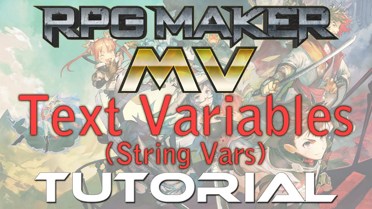 RPG Maker MV Tutorial: Text Variables