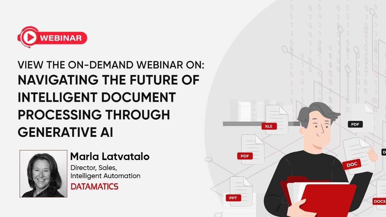 Webinar: Navigating the Future of Intelligent Document Processing Through Generative AI