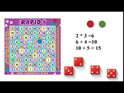 How to Play Rapid5 -  The number sequence board game