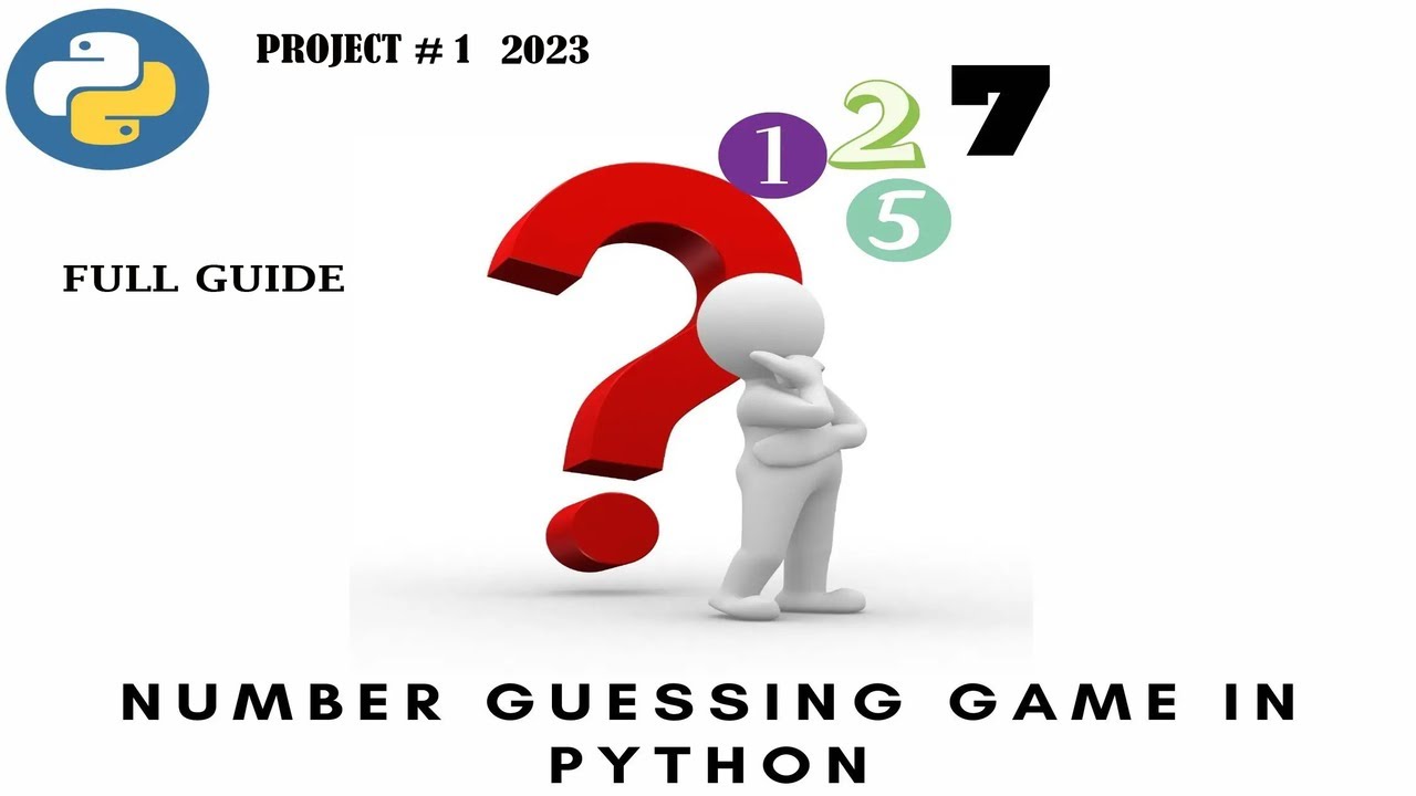 Random Number Guessing Game| Learn Python with Projects for Beginners| 2023