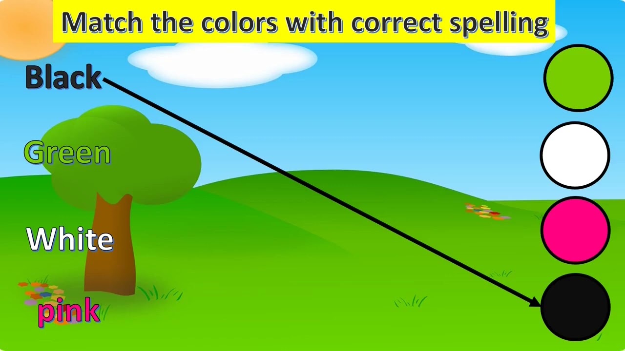 Learning Colors for Kids | Color Name Worksheets | Teach Toddlers & Preschoolers