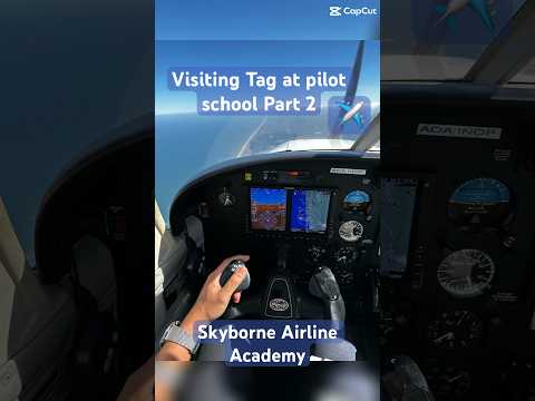 I went to Skyborne Airline Academy to see a friend ✈️✈️ #pilotschool