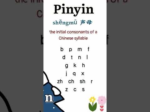 Initial sounds in Chinese language | shengmu