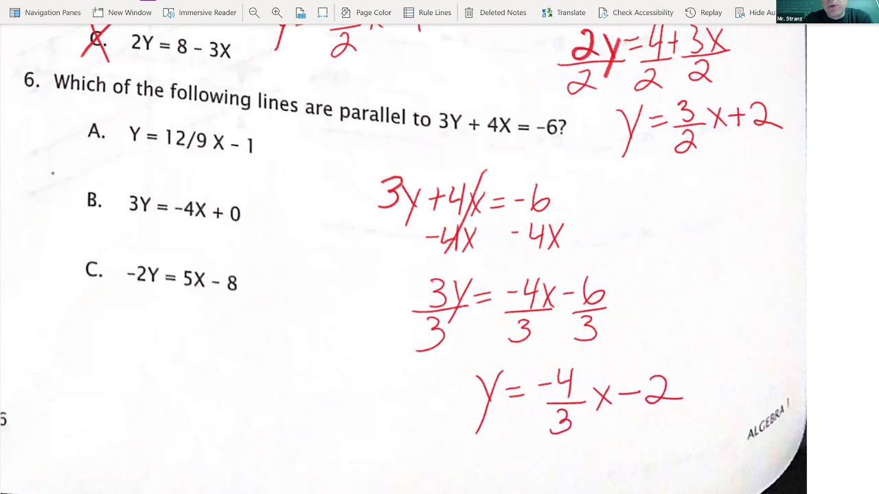 Math-U-See Algebra 1 Lesson 9A