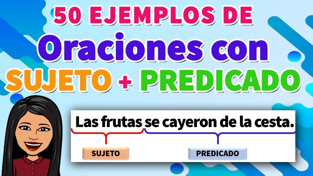 50 Ejemplos De Oraciones con SUJETO PREDICADO I Sujeto Predicado I ORACIONES CON Sujeto Predicado📗😄