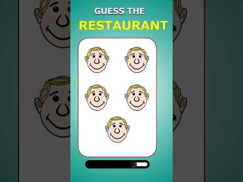 Guess The Restaurant From The Emojis? | Emoji Puzzle | #quiz #quiztime