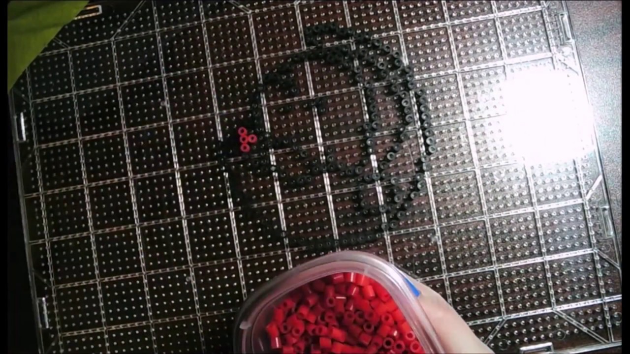 Sleeping Kirby Bead Art