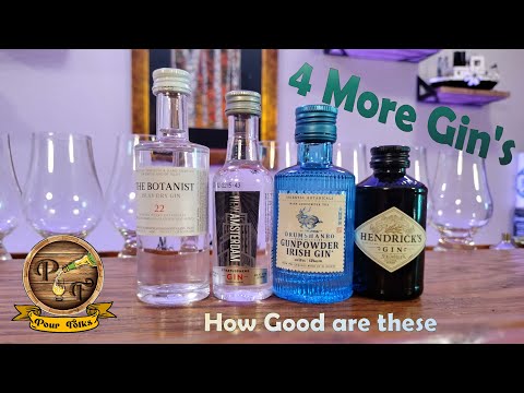 4 More Gins | The Botanist, New Amsterdam, Gunpower Irish and Hendricks