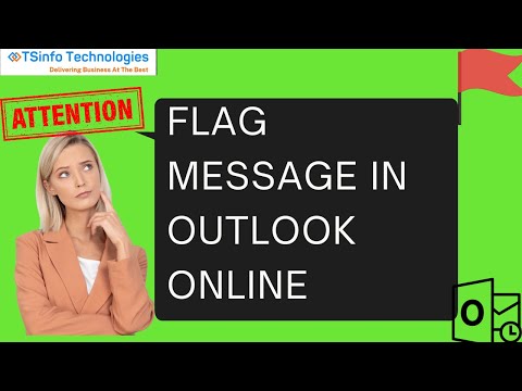 How to View Flagged message in Outlook | Set an Email Flag in Outlook | Outlook for beginners