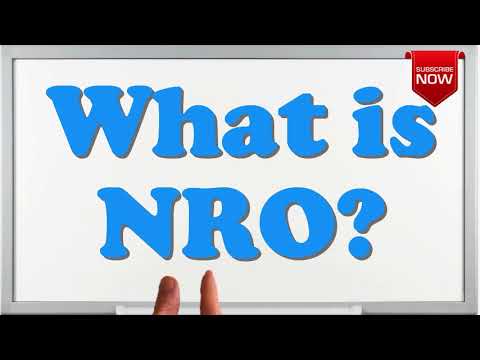 What is the full form of NRO?