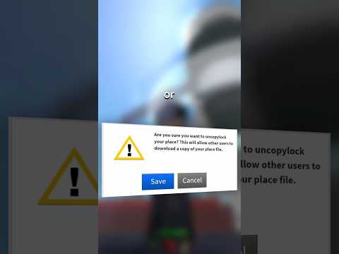 COPYLOCKED on Roblox Explained! #shorts #robloxfacts #robloxstudio