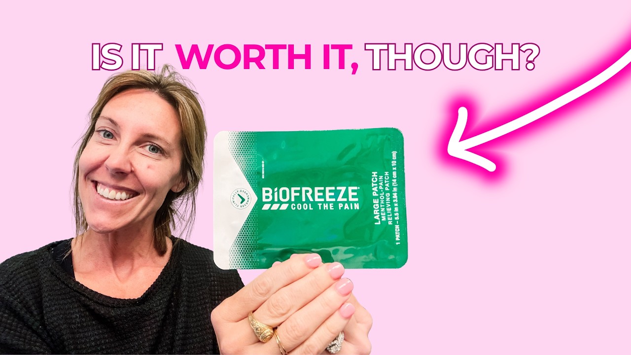Biofreeze Large Pain Relief Patches Review | Is It Worth It? #ad #amazoninfluencer
