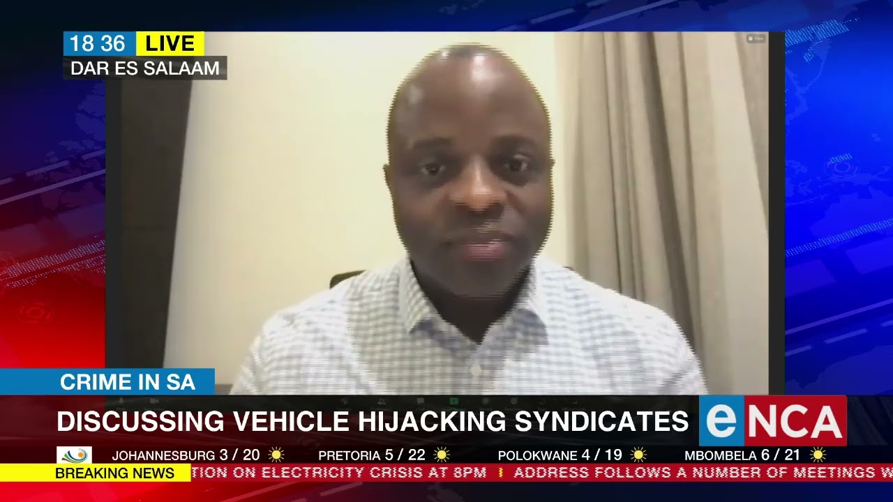 Discussing vehicle hijacking syndicate
