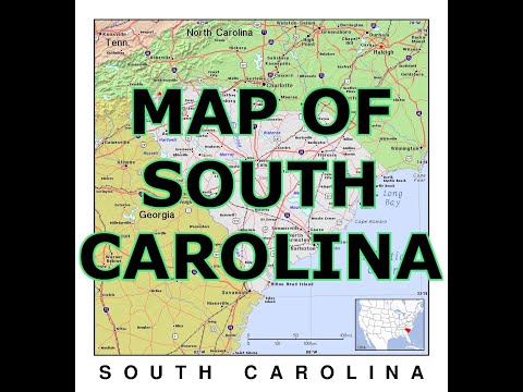 MAP OF SOUTH CAROLINA