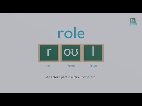 How to pronounce role ?