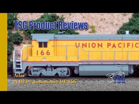 N Scale B23-7 Locomotive Union Pacific Atlas Product Review