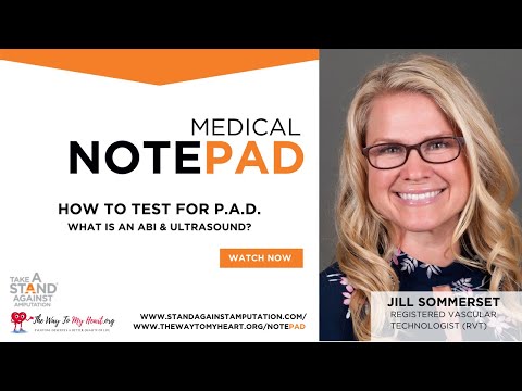 How To Test for Peripheral Artery Disease | RVT Jill Sommerset