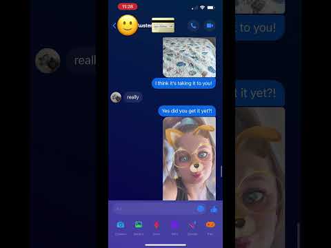 Trying this trend on messenger kids