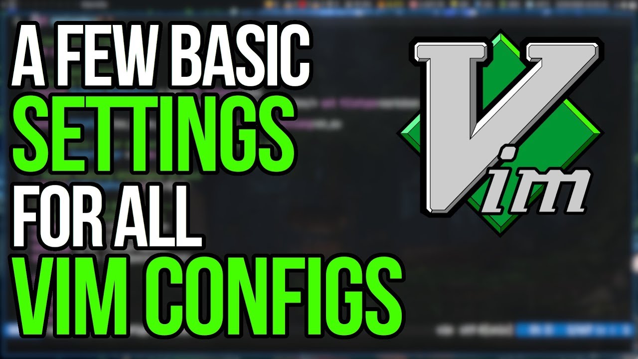 Here Are Some Basic Vim Settings That I Can't Live Without