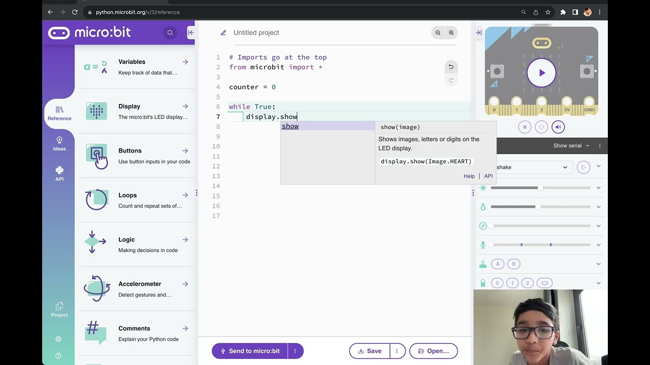 Micro:bit Tutorial - Build a Simple Counter with Buttons | Python