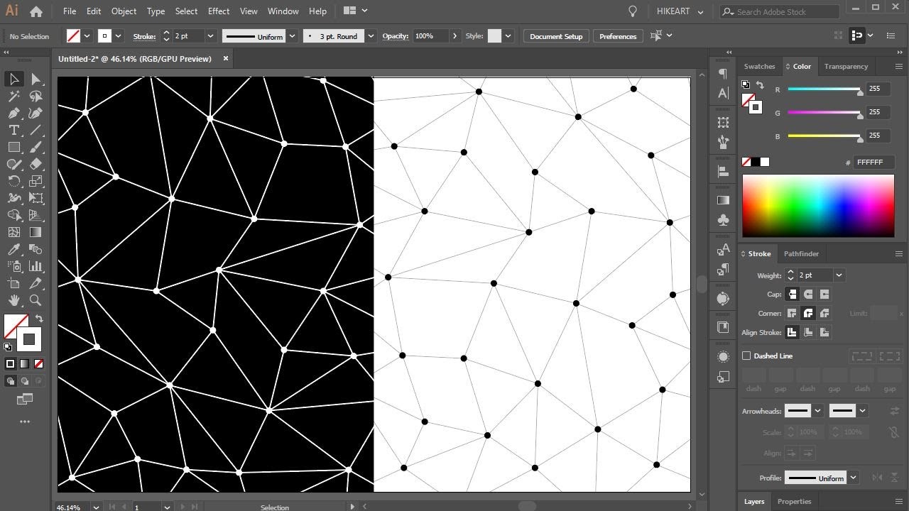 How to Create a Polygon Mesh in Adobe Illustrator