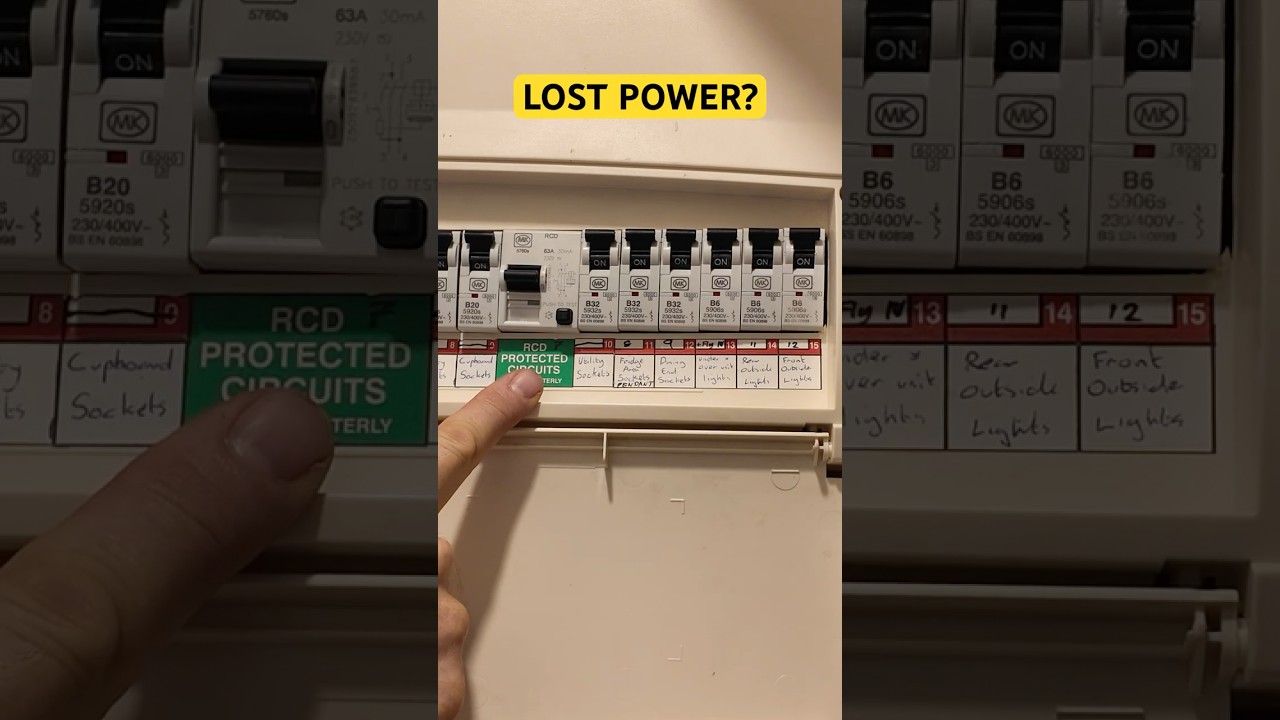 ⚡️ Lost Power? Simple Steps to Reset RCD Breaker