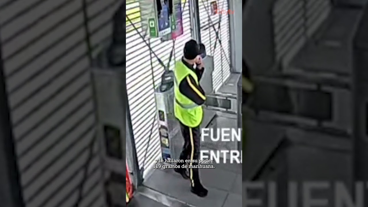 La Policía detuvo a un hombre con 119 gramos de marihuana dentro de un bus de TransMilenio | CityTv