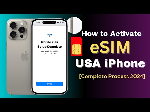 USA iPhone Me eSIM Kaise Activate Karen | How to Activate eSIM in USA iPhone [Complete Process 2024]