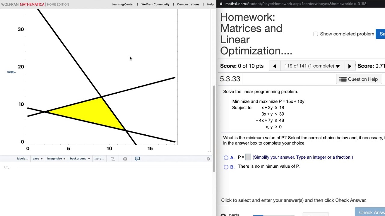 Graphical Approach to Linear Programming Using Wolfram Mathematica