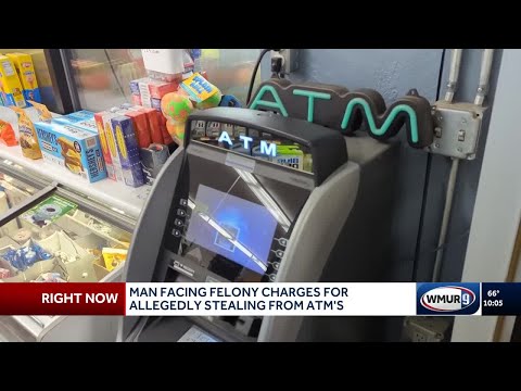 Man facing felony charges for allegedly stealing from ATMs
