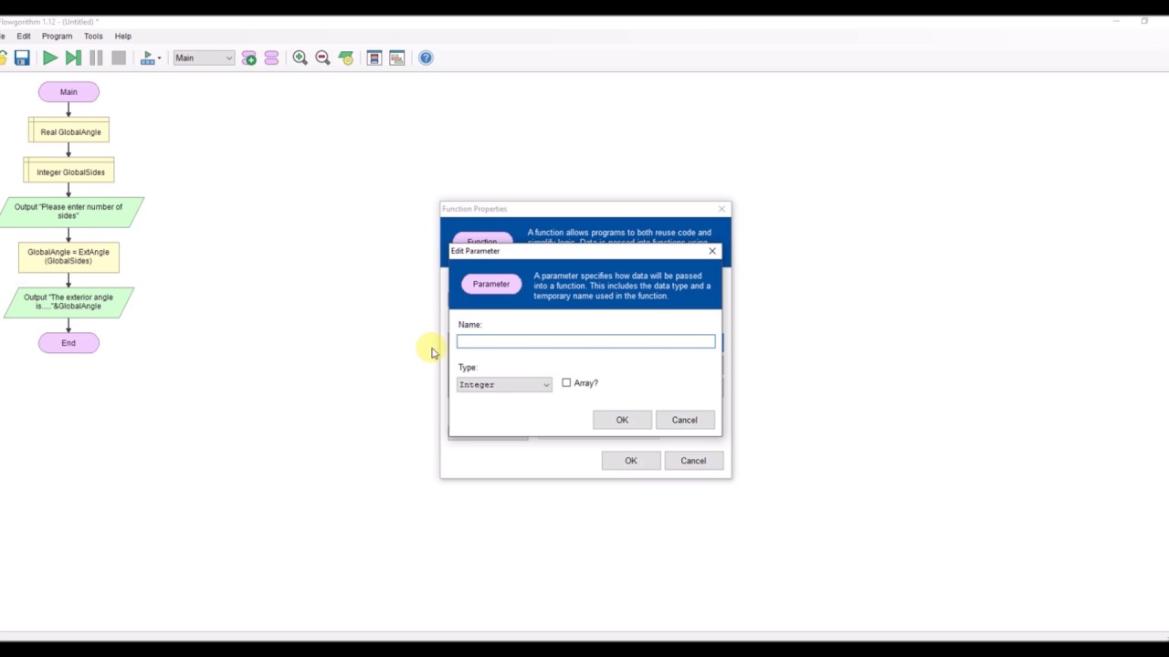 Flowgorithm - Functions Part 1