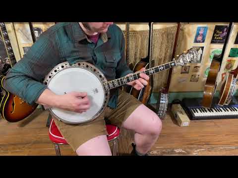 1920s Iucci Baby Grand Resonator Tenor Banjo (VIDEO! Fresh | Reverb