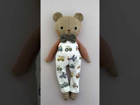 Made with my cute and easy sewing patterns 🥰 #sewingpatterns #sewing #teddybearpattern