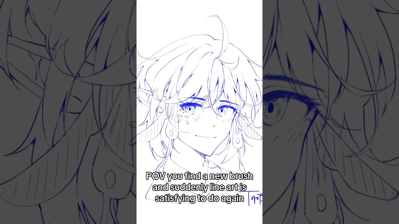 All it TAKES is a NEW BRUSH #ibispaintx #lineart