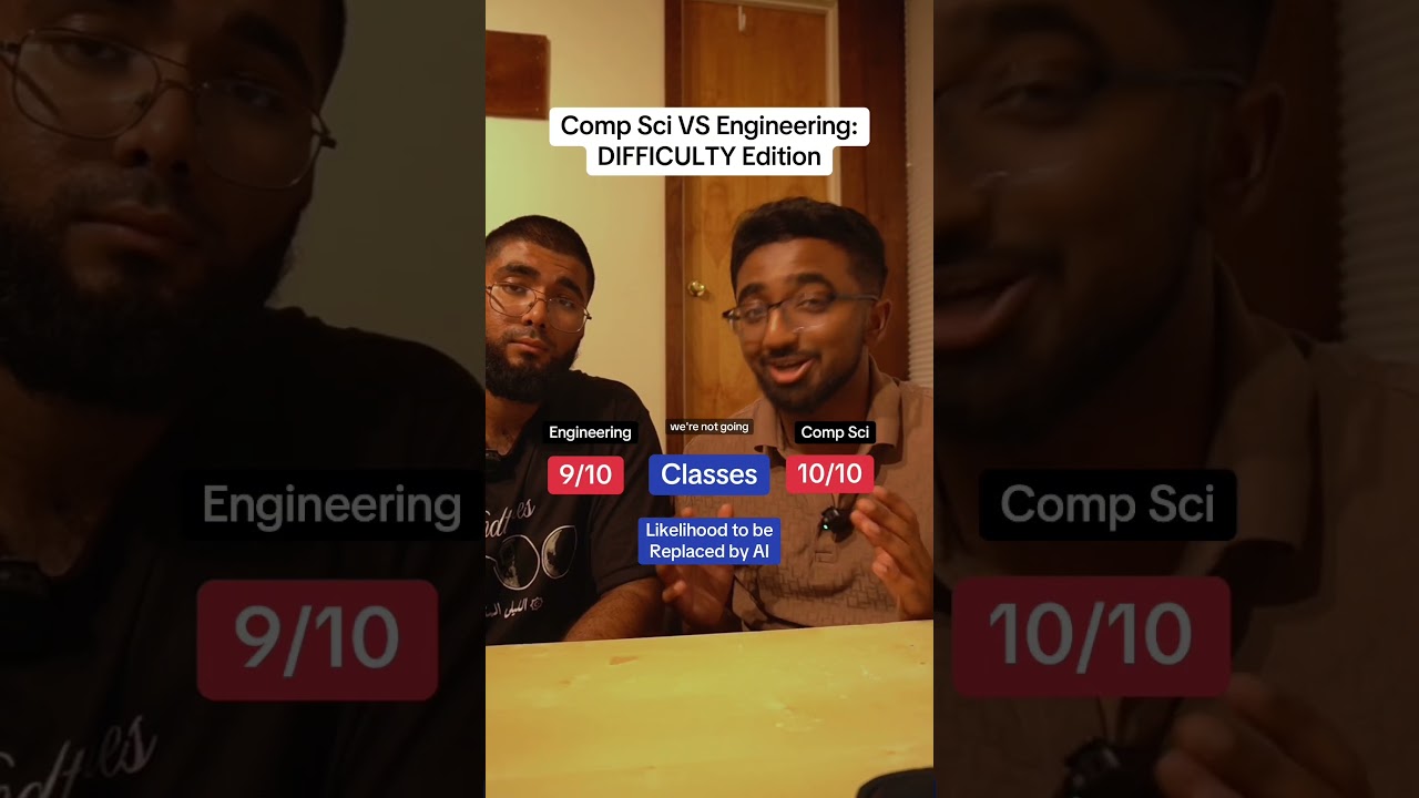 COMPUTER SCIENCE VS ENGINEERING 😤🤓👨‍💻