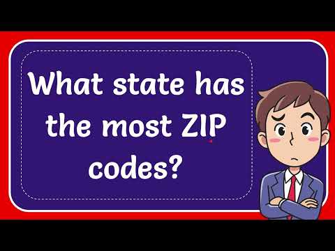 What state has the most ZIP codes?