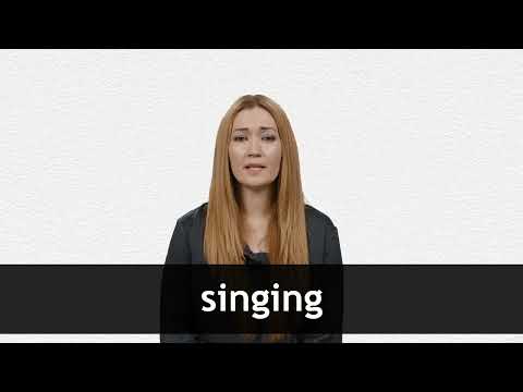 How to pronounce SINGING in American English