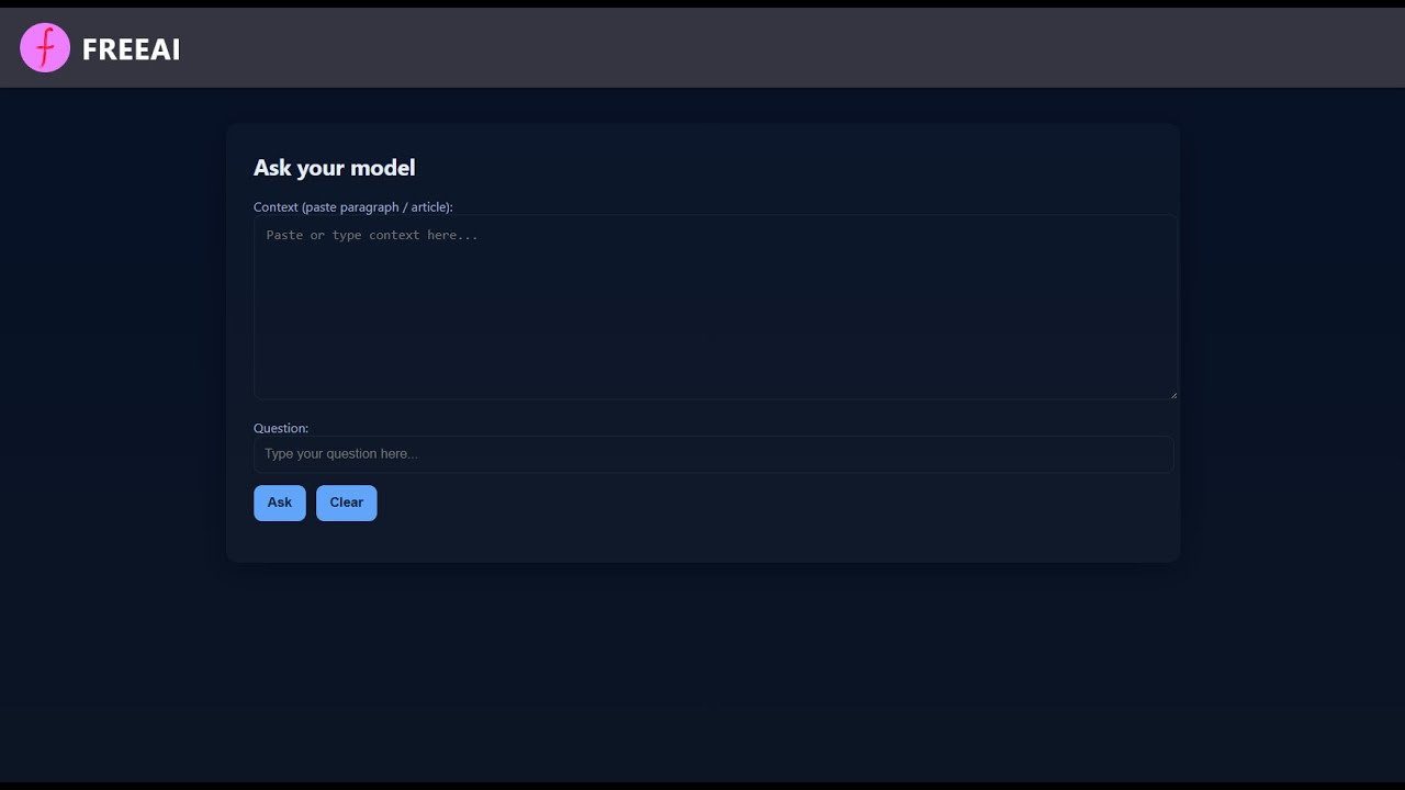 FREE AI  Capstone Project
