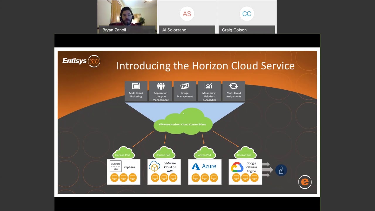 Entisys360 Webinar: From Zero to VMware Horizon Cloud on Azure in Under 2 Hours