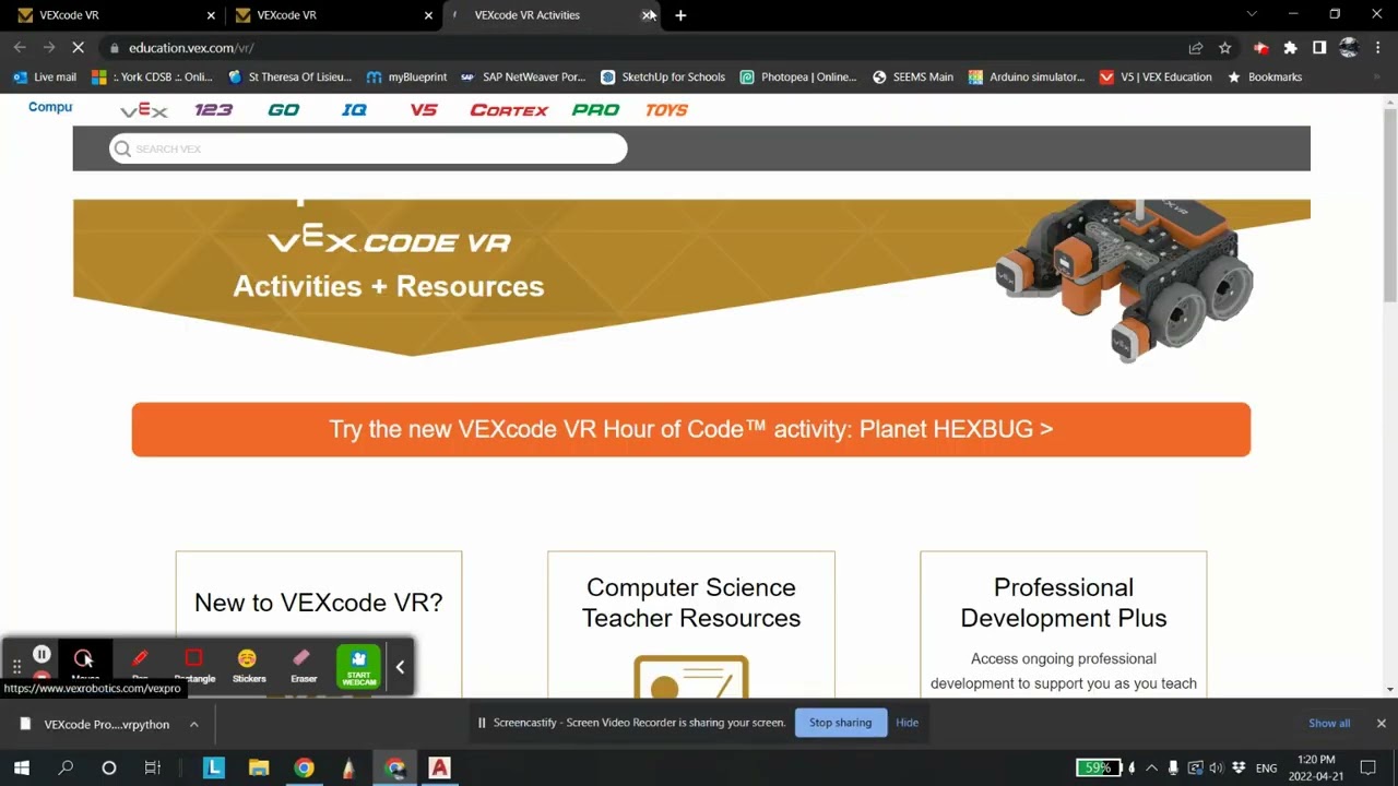 VEXcode VR   Robotic Drawing  Python